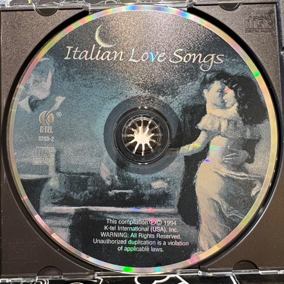 K-Tel | Media | Italian Love Songs Music Cd 994 | Poshmark